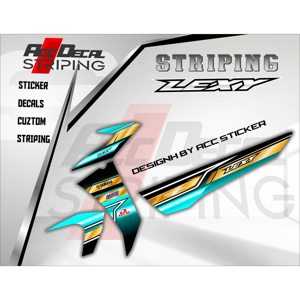 Jual sticker lexi striping lexi decal lexi | Shopee Indonesia