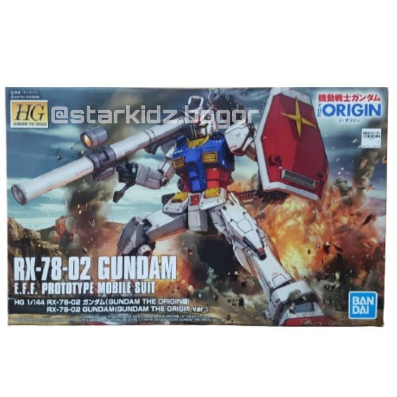 Jual BANDAI HG 1/144 RX-78-02 Gundam The Origin Ver. | Shopee Indonesia