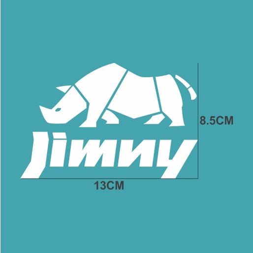Jual Cutting Sticker Jimny 1Warna Oracal 13 cm Badak Jimny Katana Jeep ...