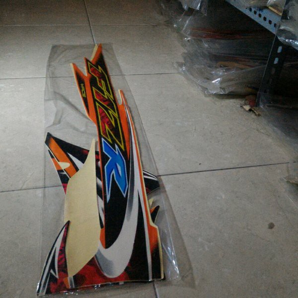 Jual Stiker Striping Fiz R 2005 Orange Hitam | Shopee Indonesia
