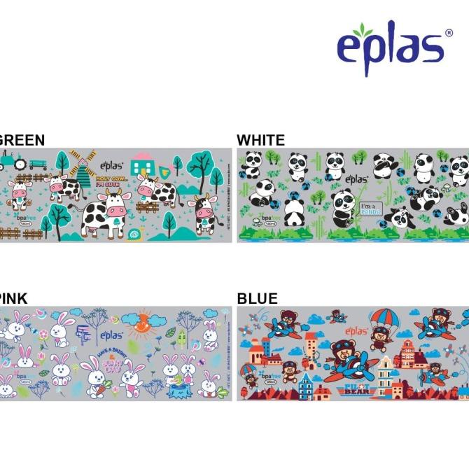 Jual EPLAS Kids Water Bottle With Straw Botol Kanak-kanak (580ml ...