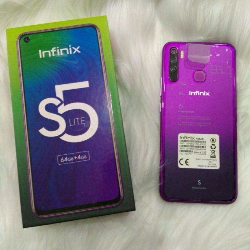 Jual INFINIX S5 LITE 4/64GB SECOND MULUS FULLSET | Shopee Indonesia