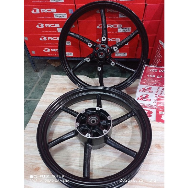 Jual VELG RACING RCB NINJA KRR 150/ NINJA RR BLACK | Shopee Indonesia