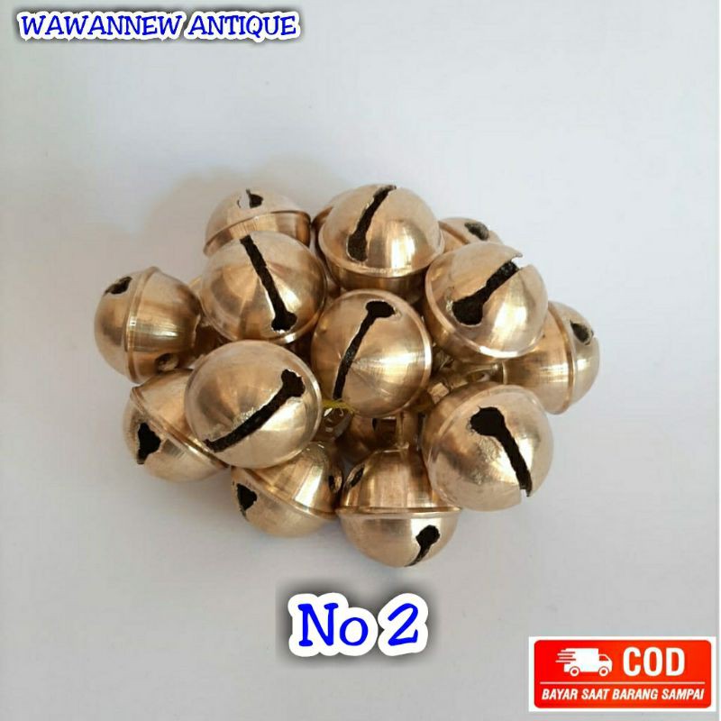 Jual Bel Klintingan Kerincing / Bel Lonceng Kuningan Antik Murah 2cm ...