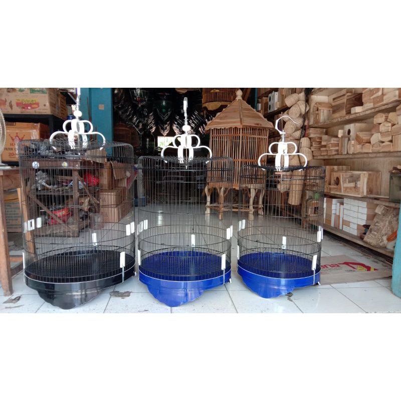 Jual SANGKAR MURAI BESI TEBOK PVC DIAMETER 55, 50, 45 SANGKAR BESI ...