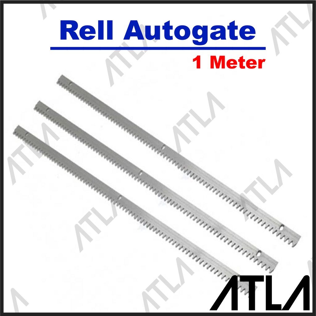 Jual Gear Rack Besi 1 Meter Rel Auto Gate Pintu Pagar Otomatis Sliding ...