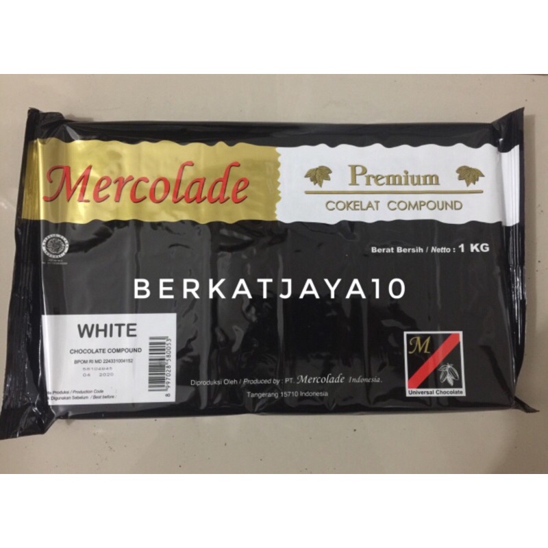 Jual Mercolade white Chocolate Premium Coklat Putih 1 kg | Shopee Indonesia