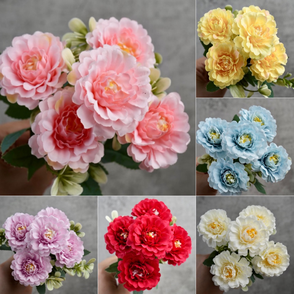 Jual Bunga mini camelia / Bunga kain / bunga artificial. diameter 5cm ...