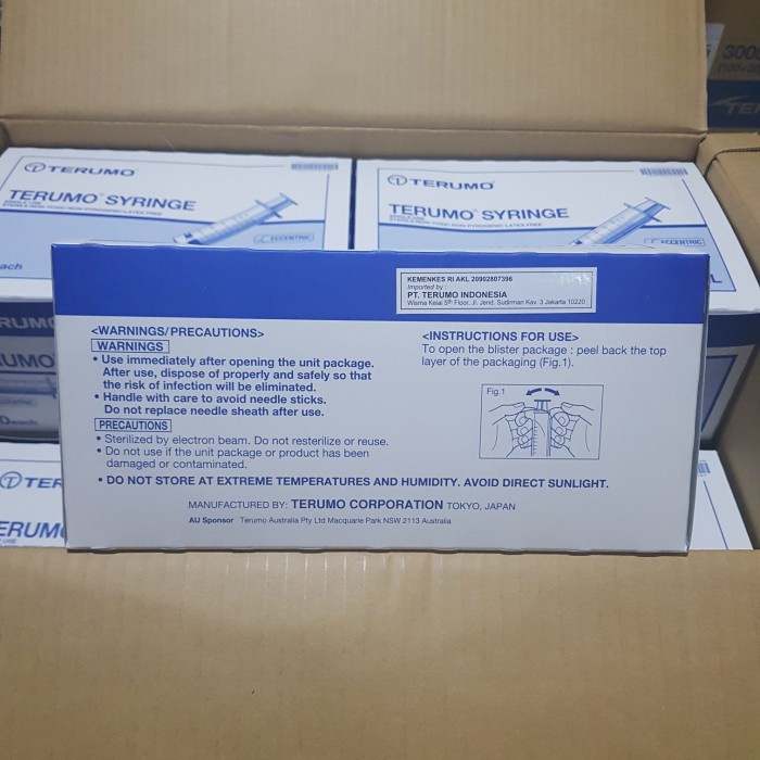 Jual emergency-sakit-rumah-peralatan- spuit 50cc terumo / syringe 50cc ...