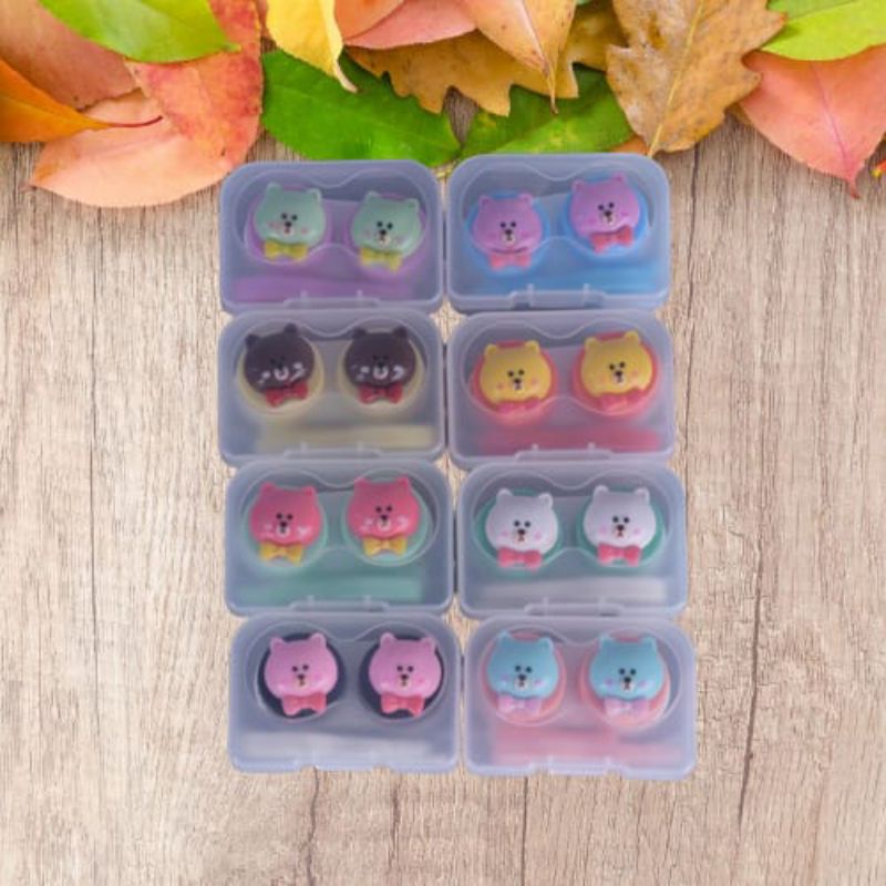 Jual Tempat softlens mini karakter bear beruang warna wani full colour ...