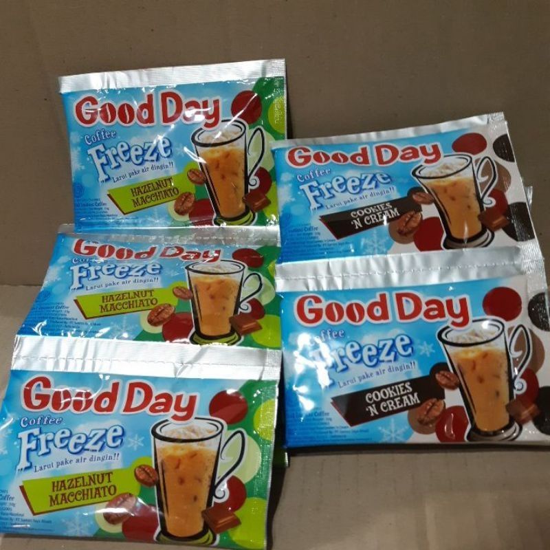 Jual GOOD DAY FREEZE 1 RENTENG ISI 10 SACHET | Shopee Indonesia