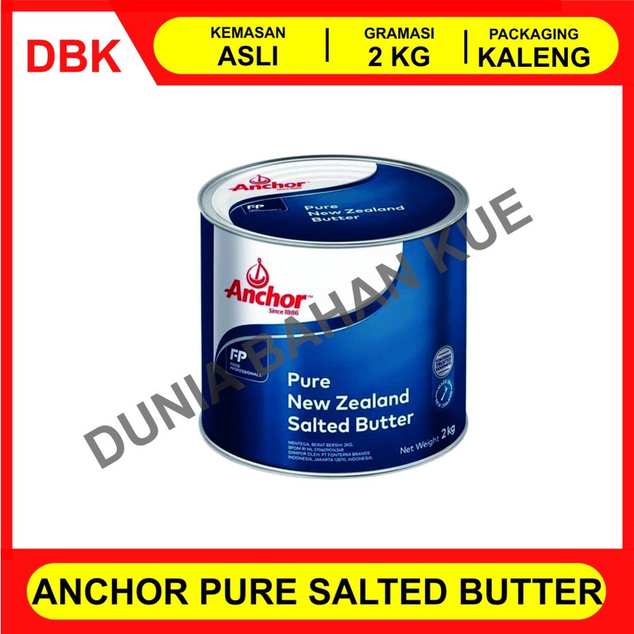 Jual ANCHOR SALTED BUTTER 2 KG / BUTTER ANCHOR / ANCHOR MENTEGA ...