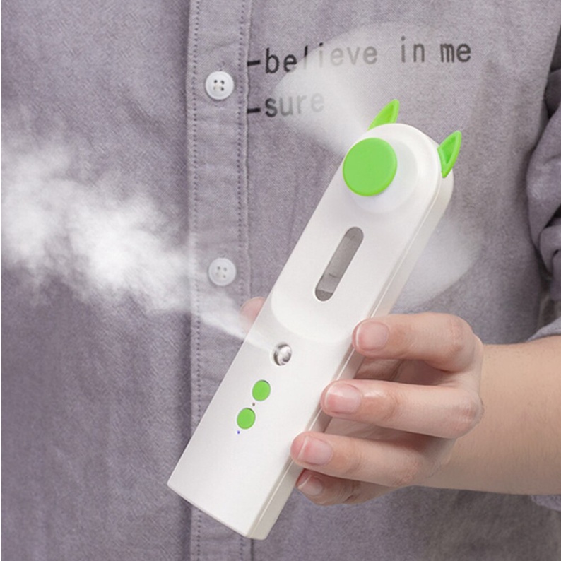 Jual Kipas Portable 2in1 Nano Spray Fan Face Steam charge USB Murah ...