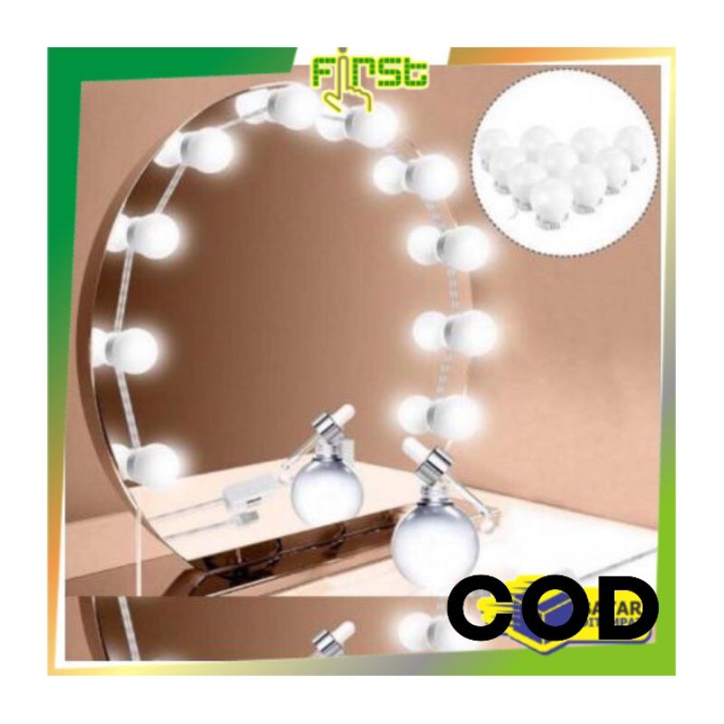Jual Lampu Led Meja Rias Make Up | Lampu Kaca Rias Vanity Mirror Light ...