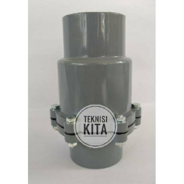 Jual PVC 2" in Check Valve KDJ Taiwan One Way Cek Valve inch inchi King ...