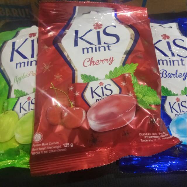 Jual permen kis cherry&barley&apple peach 1pack | Shopee Indonesia