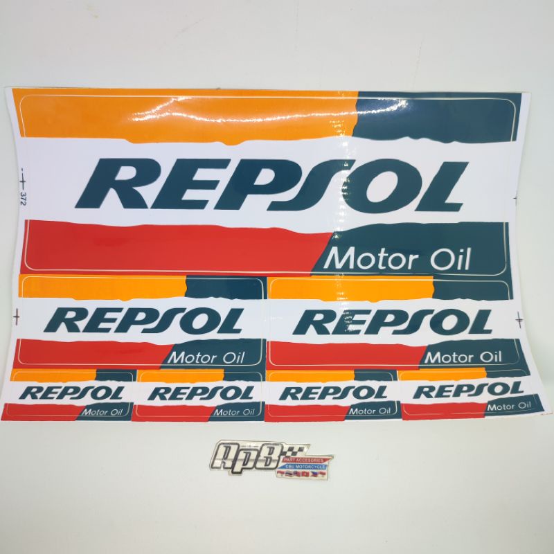Jual sticker stiker HONDA REPSOL pabrikan REPSOL MOTOR OIL | Shopee ...