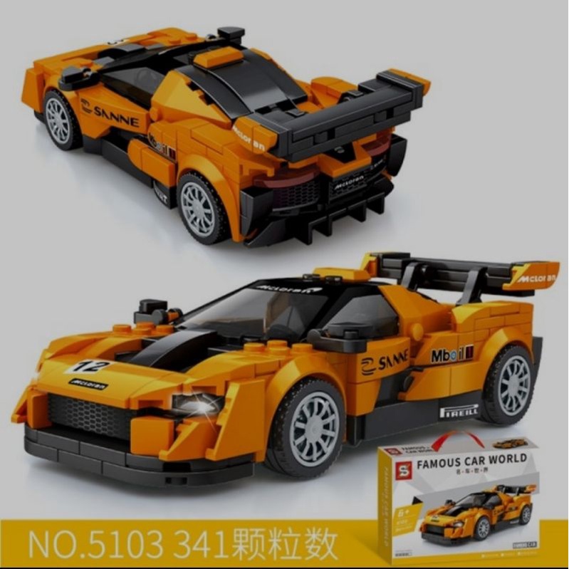 Jual Lego SY Famous Car World 5103 - Lego Brick Mobil Balap | Shopee ...
