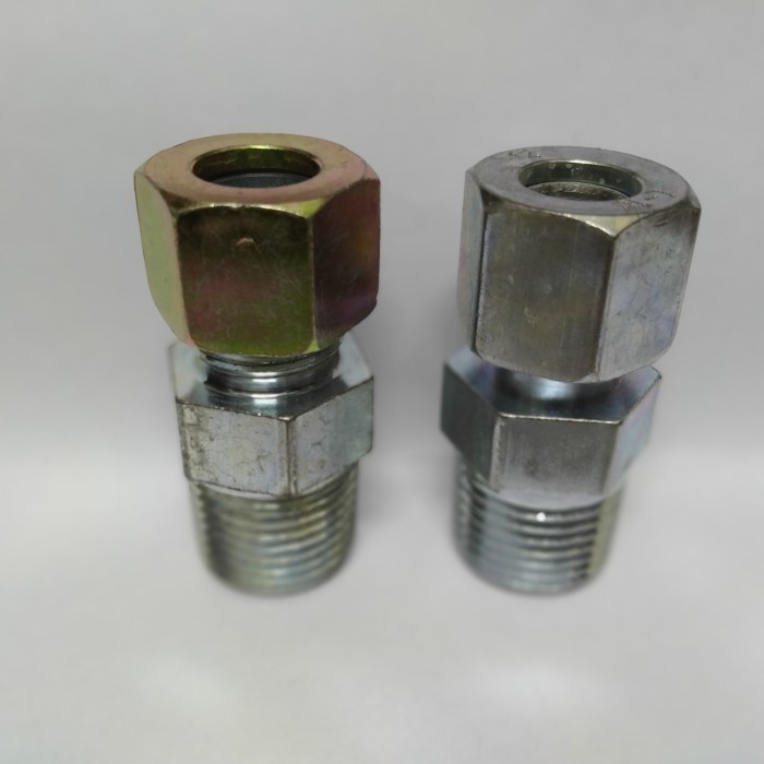 Jual Male Connector 10L x 1/8" MT Galvanis Steel Union Tube Fitting MT | Shopee Indonesia