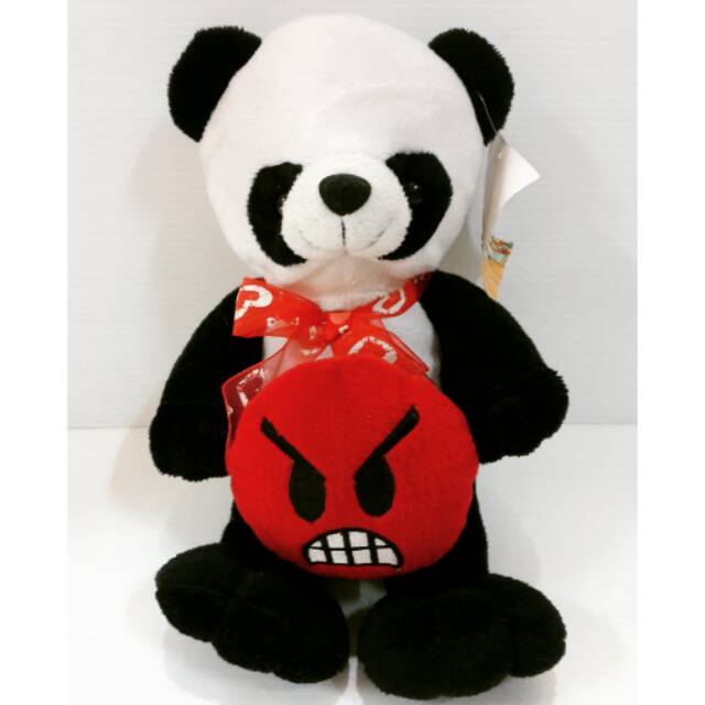 Jual Boneka Panda Cina with Emoticon 27 Cm | Shopee Indonesia