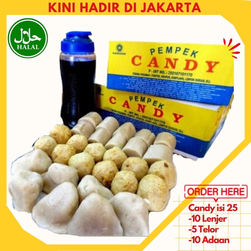 Jual Pempek Candy Khas Asli Palembang Original Paket Besar | Shopee ...
