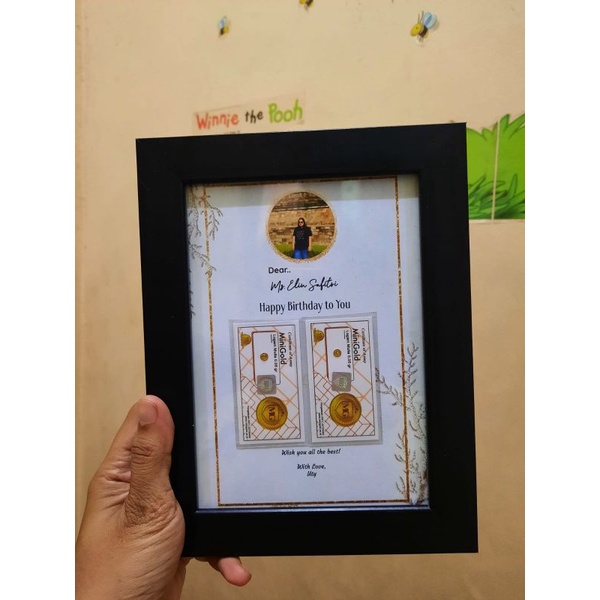 Jual Minigold Gift Custom Birthday Graduation Wedding Baby Born LM Gift ...