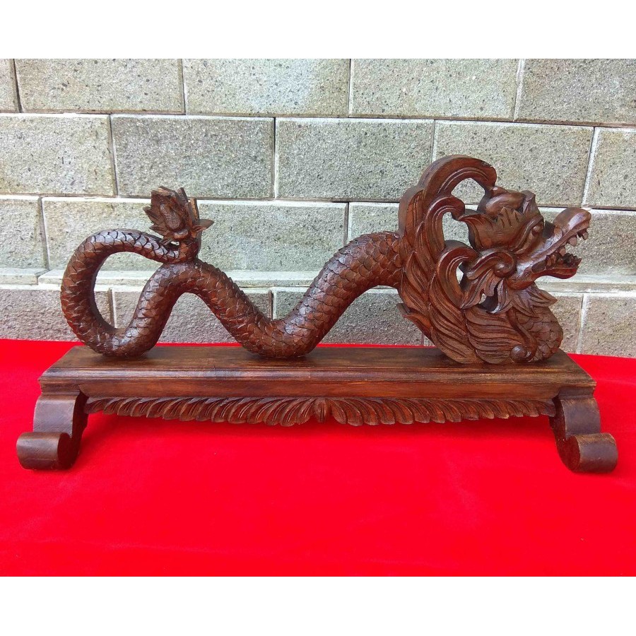 Jual Stand Golok Atau Stand Pedang Ukiran Naga Unik Asli Halus | Shopee ...