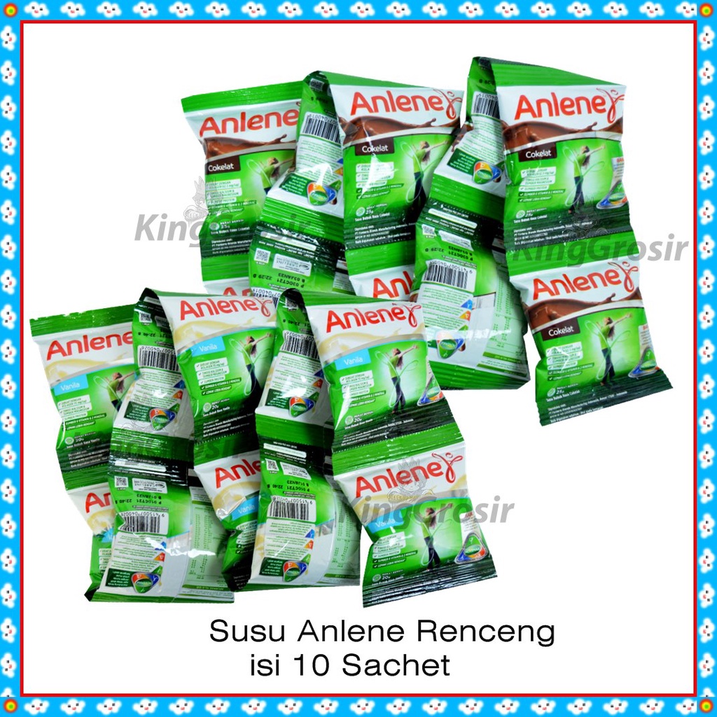Jual Susu Anlene Nutrisi Tulang Kemasan Renceng Isi 10 Sachet | Shopee ...