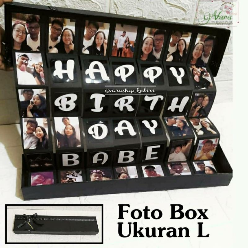 Jual foto box ukuran L / Foto di dalam box / Box Foto Large | Shopee ...