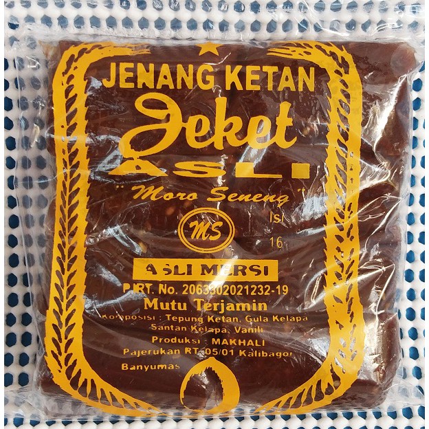 Jual Jenang Ketan Jaket Polos Wijen Khas Purwokerto | Shopee Indonesia
