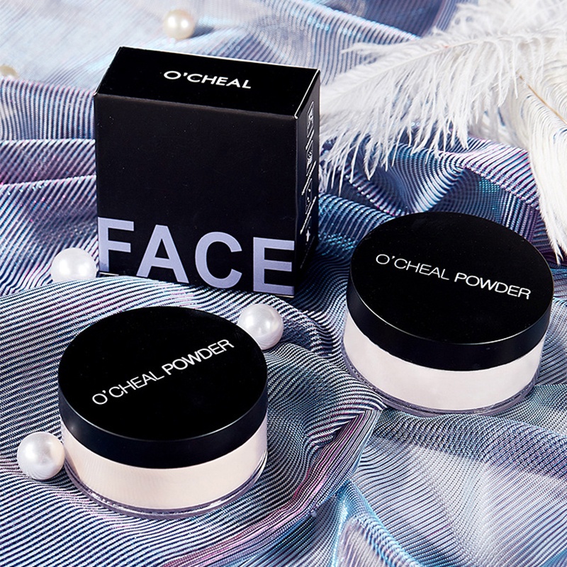 Jual The New 2 Color Setting Powder Makeup Loose Powder Transparent ...