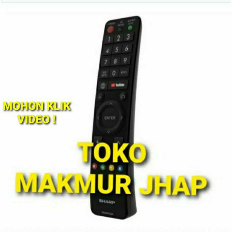 Jual REMOT SMART TV SHARP GB289WJSA 100% ORIGINAL | Shopee Indonesia