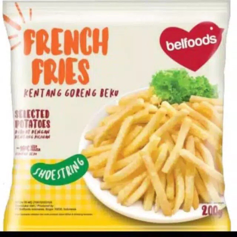 Jual Belfoods french fries 200gr | Shopee Indonesia