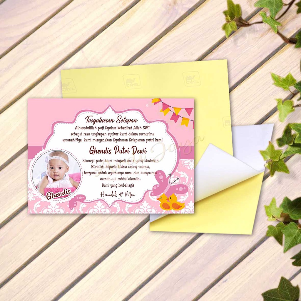 Jual Stiker Selapanan Bayi I Stiker Selapanan I Stiker Selapanan untuk ...