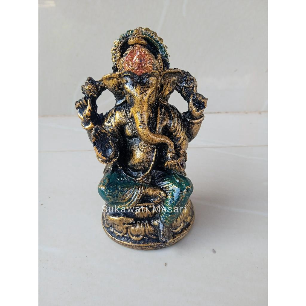 Jual Patung Dewa Ganesha 12cm Bahan Resin Koleksi Patung Bali | Shopee ...