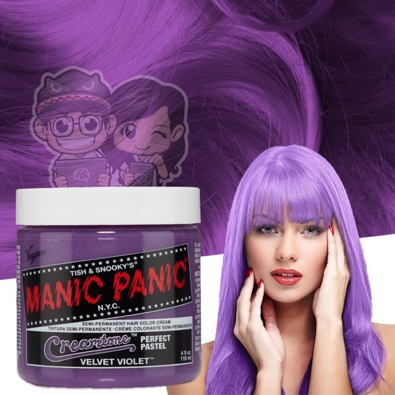 Jual Manic Panic Creamtone Velvet Violet | Shopee Indonesia