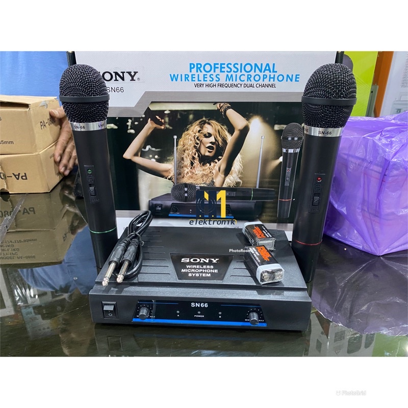 Jual Microphone wireless SONY SN 66 Microphone | Shopee Indonesia