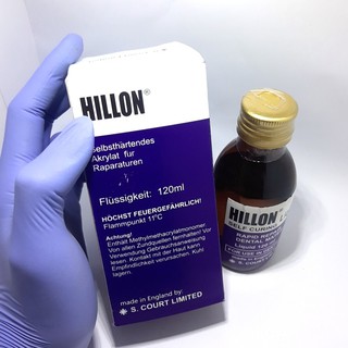 Jual Liquid Hillon 120ml Self Cure Acrylic Rapid Repair Dental Material ...