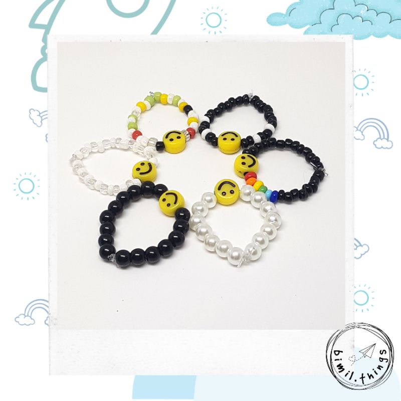 Jual SMILEY RING SERIES | CINCIN | Shopee Indonesia