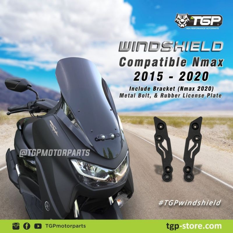 Jual windshield Visor new nmax 2020 TGP aksesoris winsil variasi nmax ...