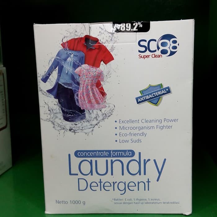 Jual Sc88 deterjen laundry detergent super clean CNI 1KG | Shopee Indonesia