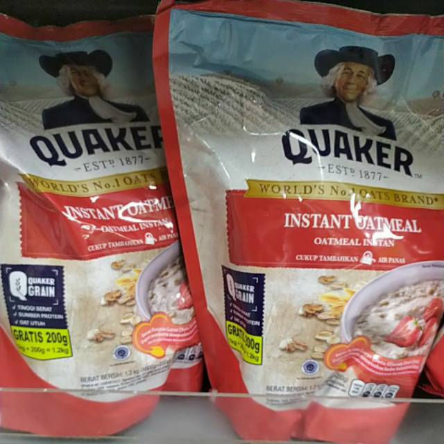 Jual Quaker oatmeal 1200g | Shopee Indonesia