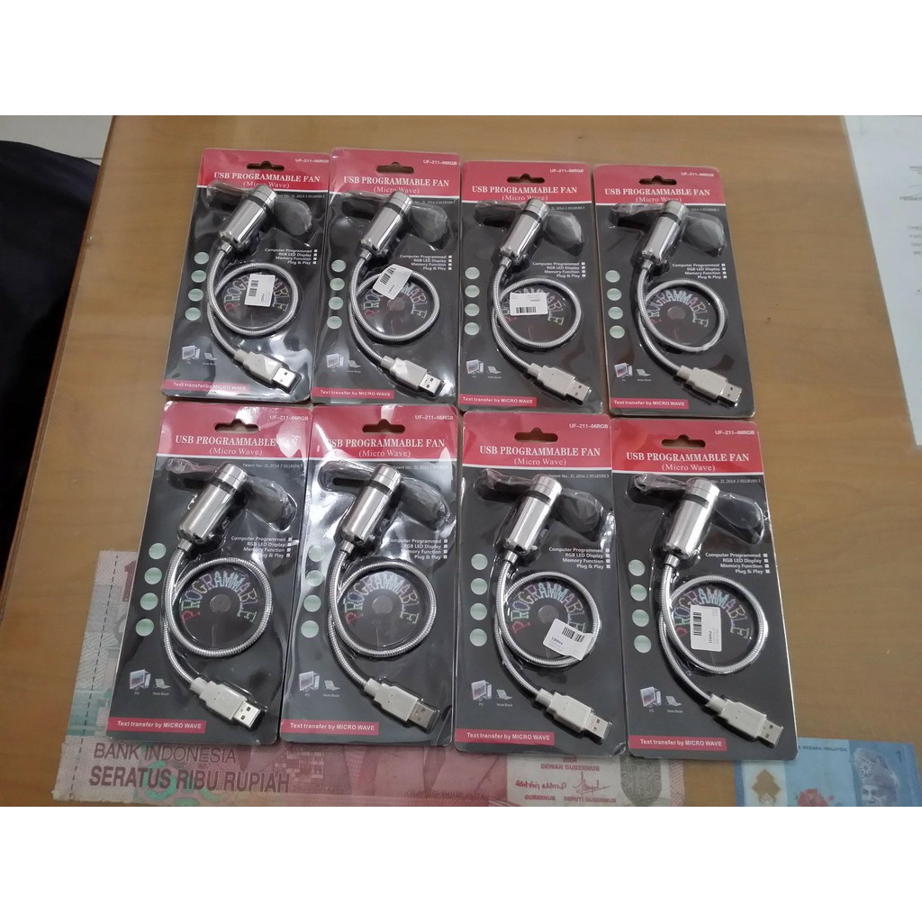 Jual USB Programmable Fan RGB LED | Shopee Indonesia