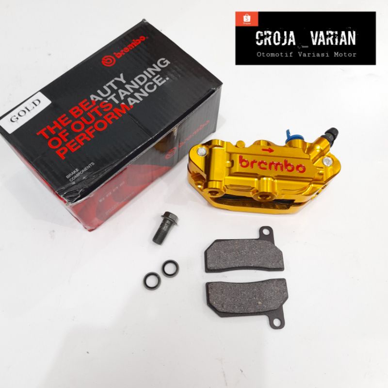 Jual Kaliper monoblok monoblock brembo 4 piston kaliper 4 piston brembo universal free kampas ...