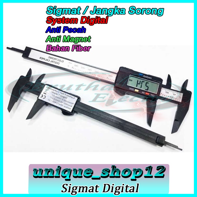 Jual SIGMAT / JANGKA SORONG DIGITAL 150MM | Shopee Indonesia