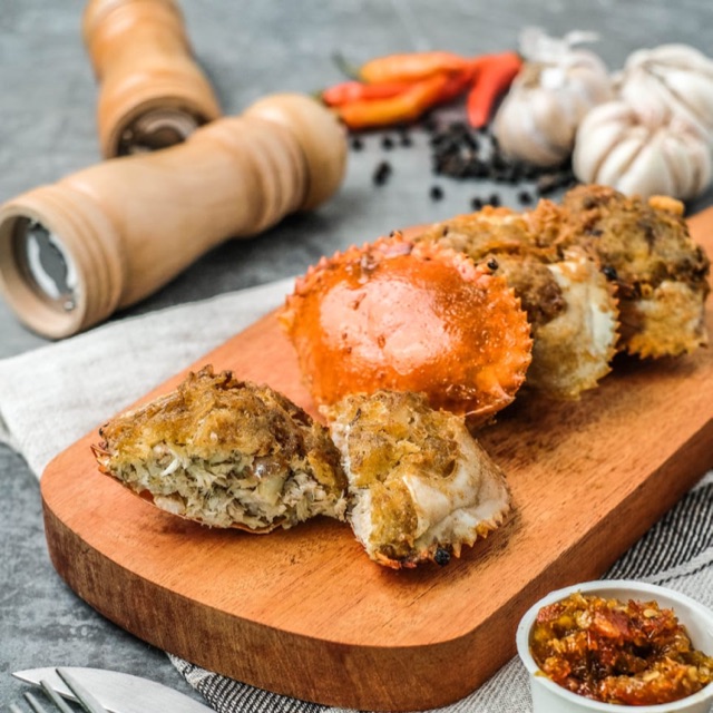 Jual Kepiting Isi Cangkang Bisa Di Makan 100% Full Isi Daging Kepiting ...