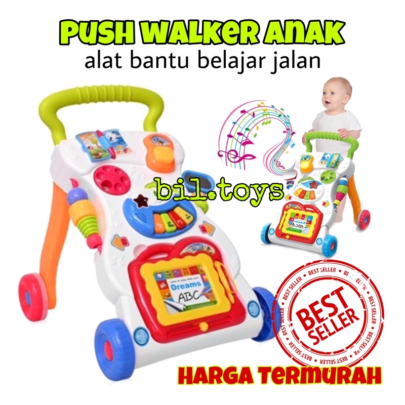 Jual MAINAN BAYI DORONG BABY PUSH WALKER ALAT BANTU JALAN BABY WALKER ...