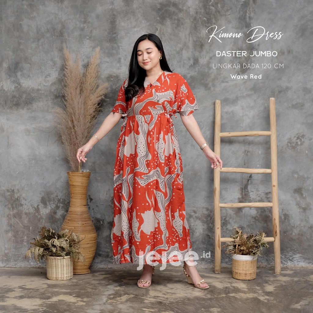 Jual Daster Kimono Jumbo LD 120 cm Big Size Busui Rayon | Shopee Indonesia