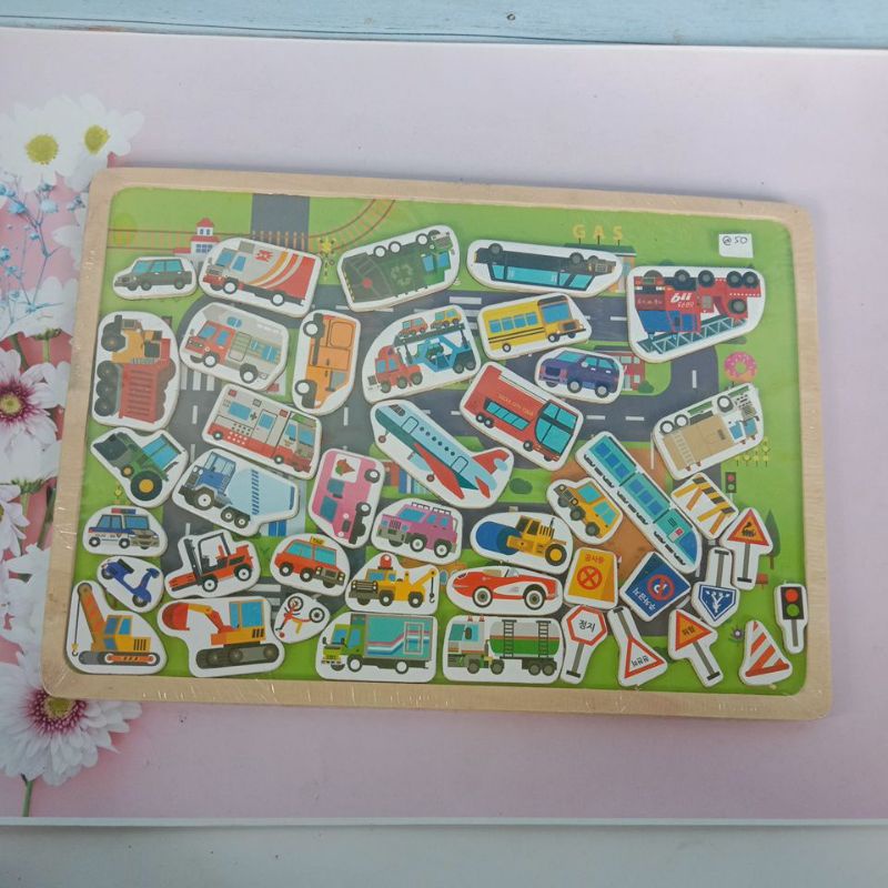 Jual Puzzle kendaraan umum & Rambu-Rambu lalu lintas | Shopee Indonesia