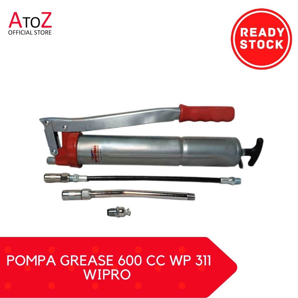 Jual POMPA GREASE 600 CC WP 311 WIPRO - GREASE GUN - HEAVY DUTY - POMPA ...